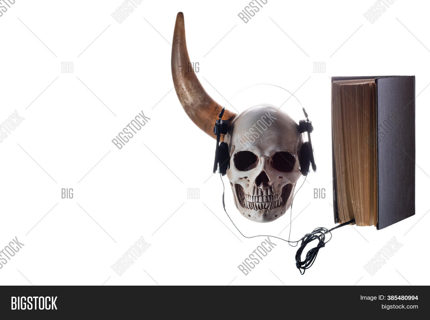Human Skull Horn. Image & Photo (Free Trial) | Bigstock