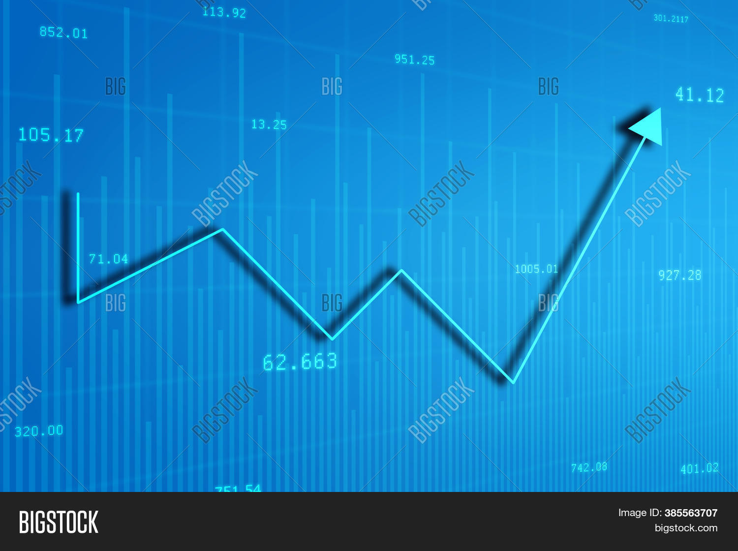 Futuristic Raise Arrow Image & Photo (Free Trial) | Bigstock
