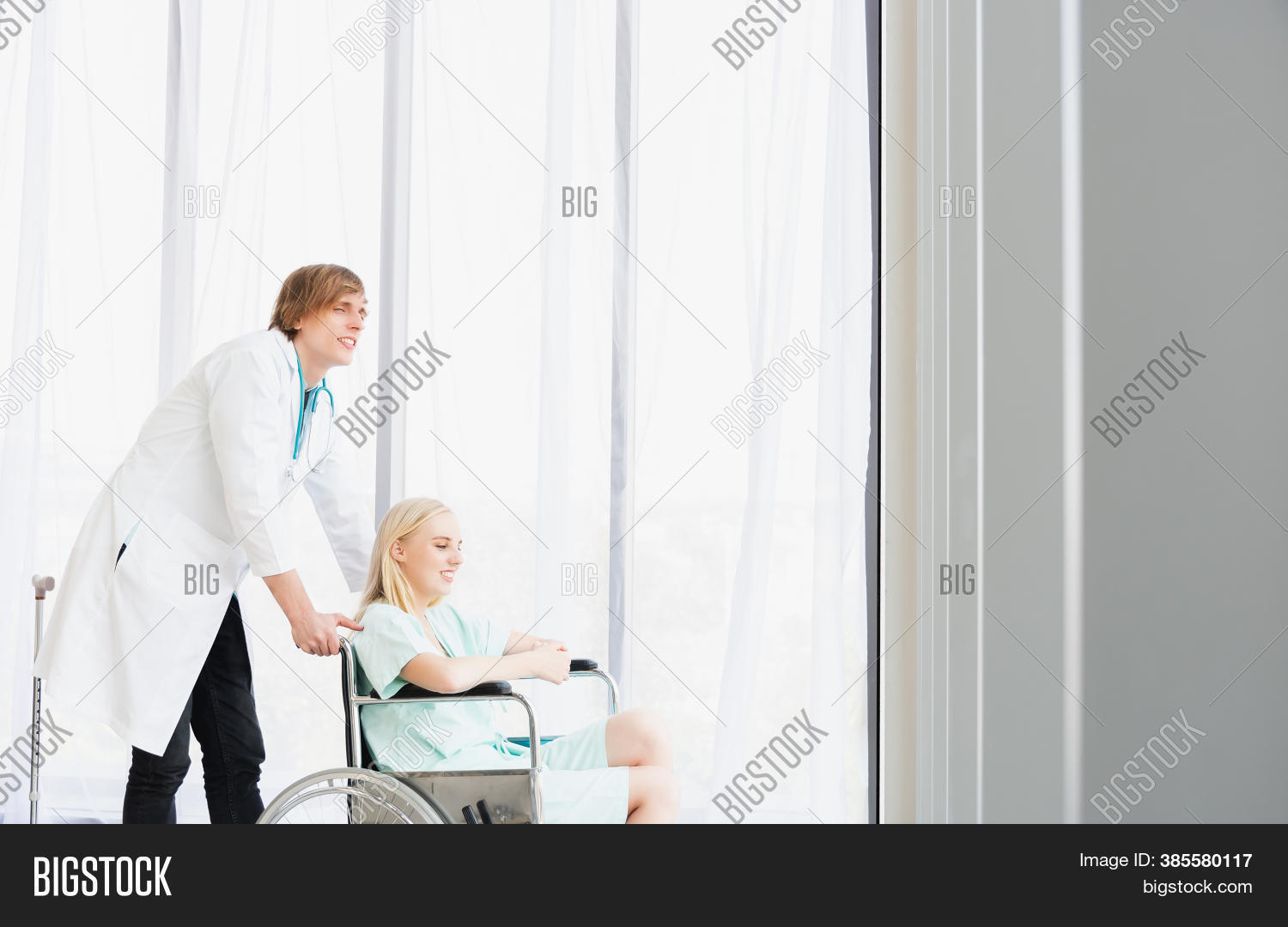 Male Doctor Pushing Image & Photo (Free Trial) | Bigstock