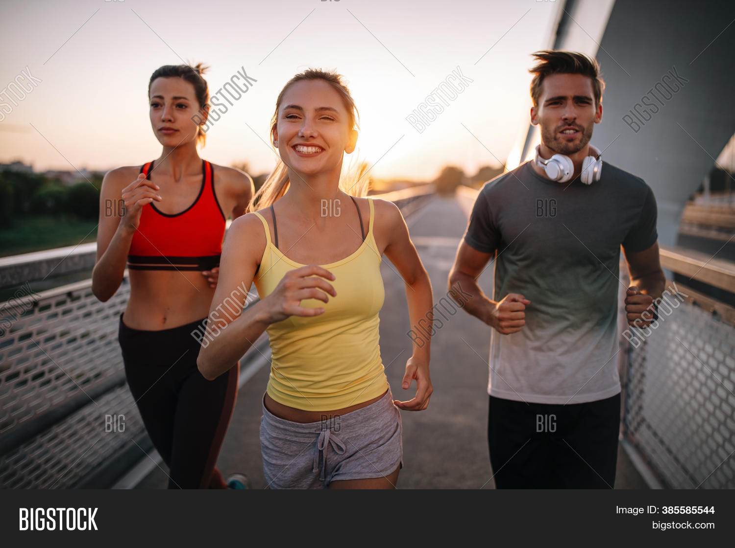 Fit Happy Friends Image & Photo (Free Trial) | Bigstock