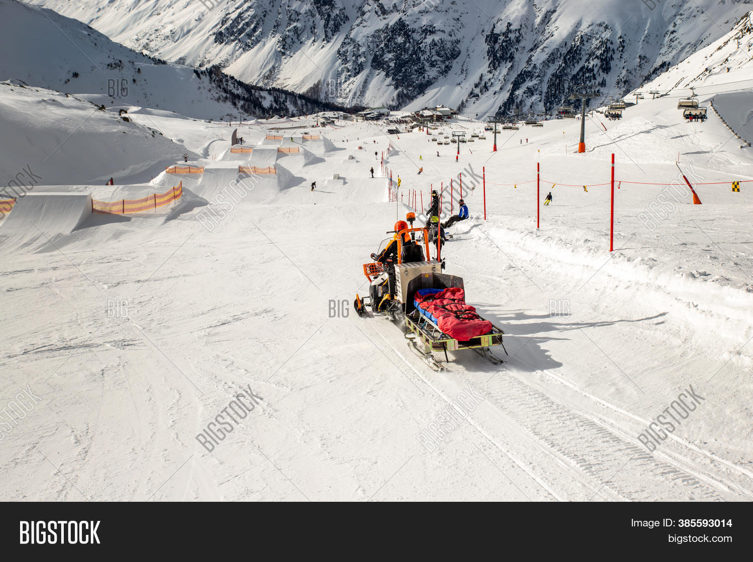 Snowmobile Machine Image & Photo (Free Trial) | Bigstock