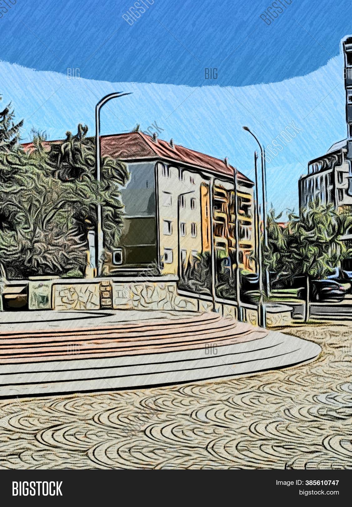 Illustration Suburb Image & Photo (Free Trial) | Bigstock