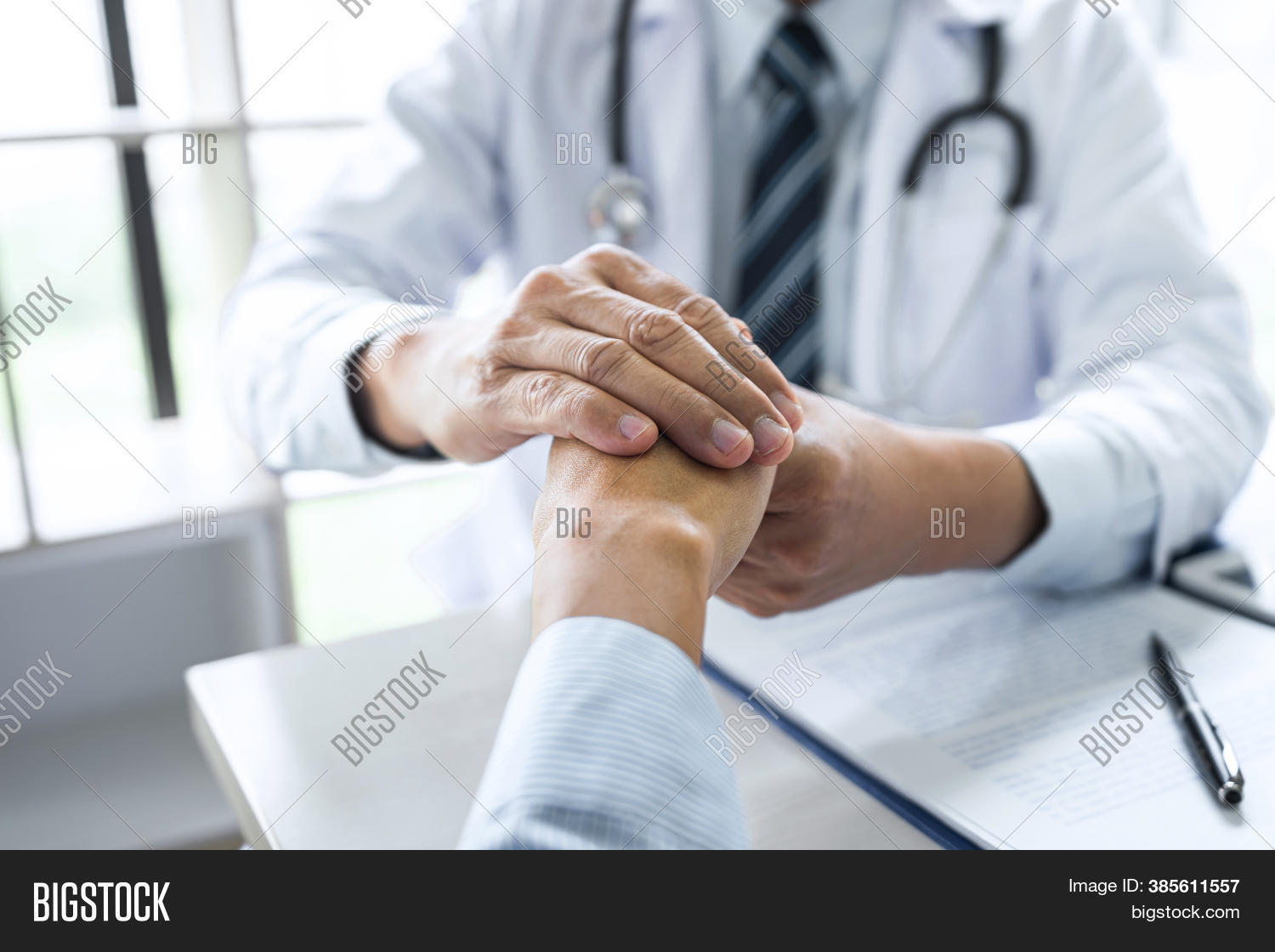 Doctor Touching Image & Photo (Free Trial) | Bigstock