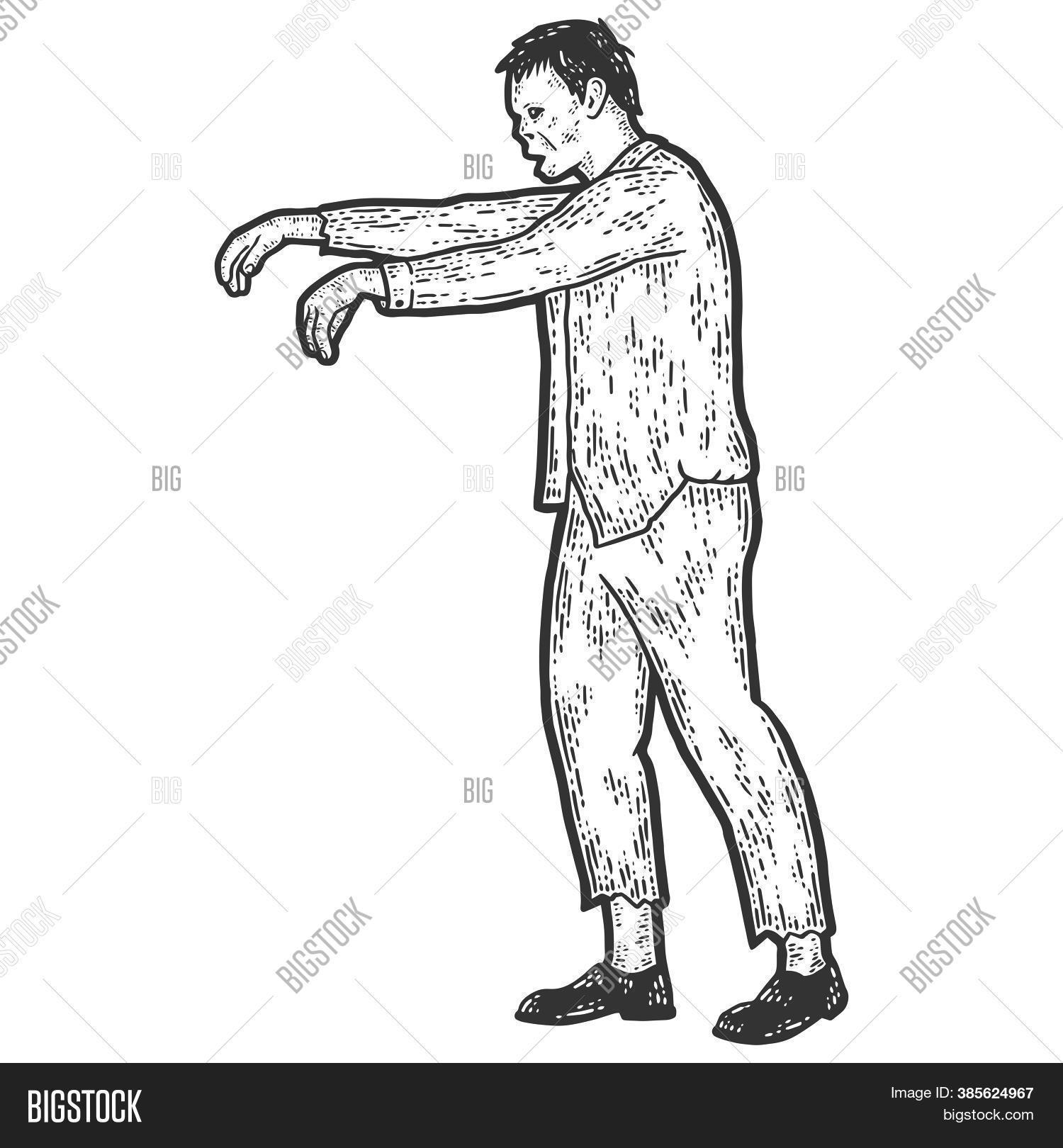 Zombie Raised Arms, Image & Photo (Free Trial) | Bigstock