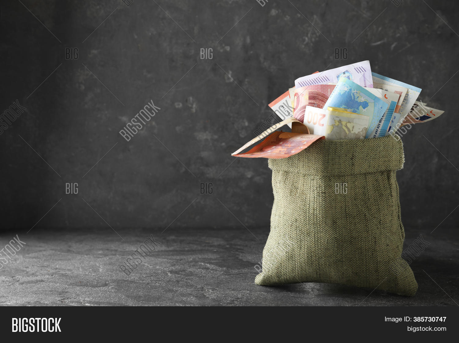 Sack Full Money On Image & Photo (Free Trial) | Bigstock