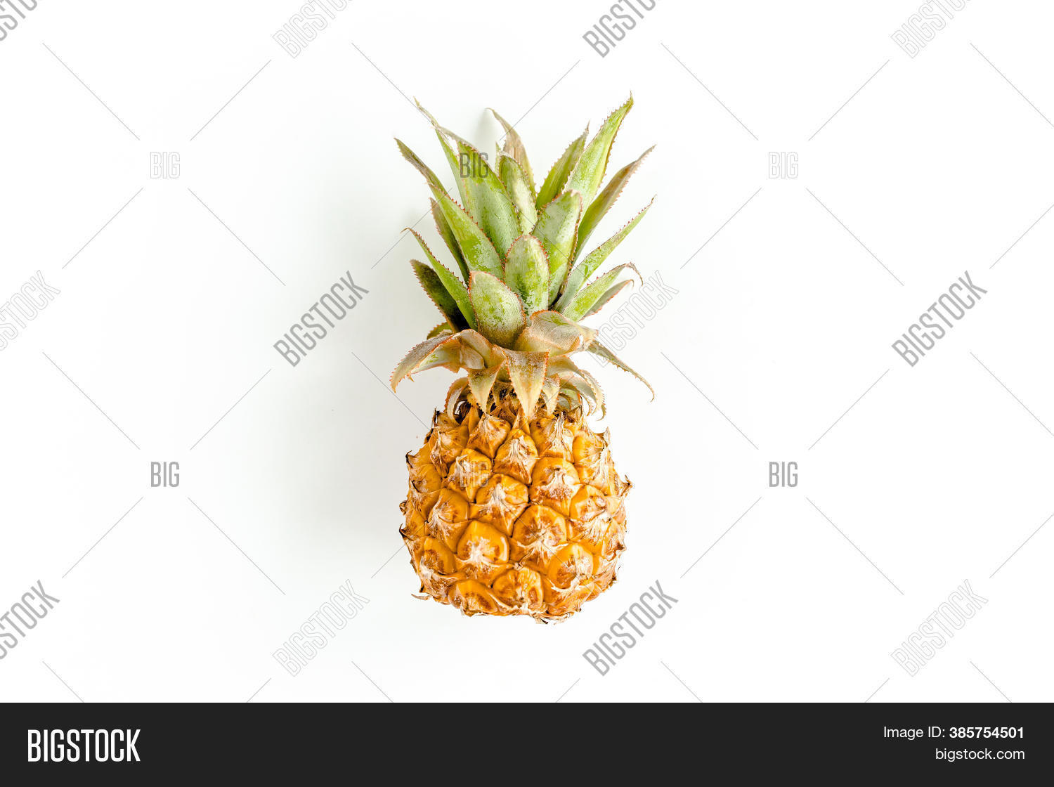 Top View Pineapple Image & Photo (Free Trial) | Bigstock