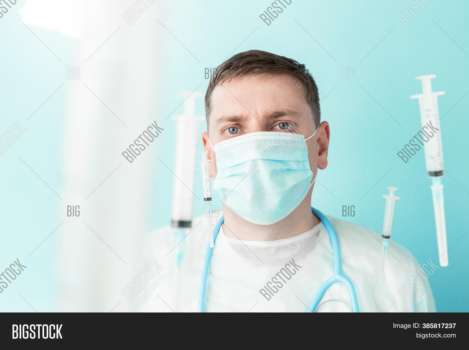 Doctor Blue Face Mask Image & Photo (Free Trial) | Bigstock