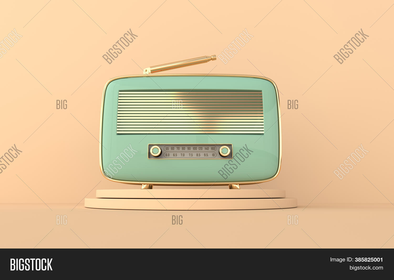 Vintage Style Radio Image & Photo (Free Trial) | Bigstock