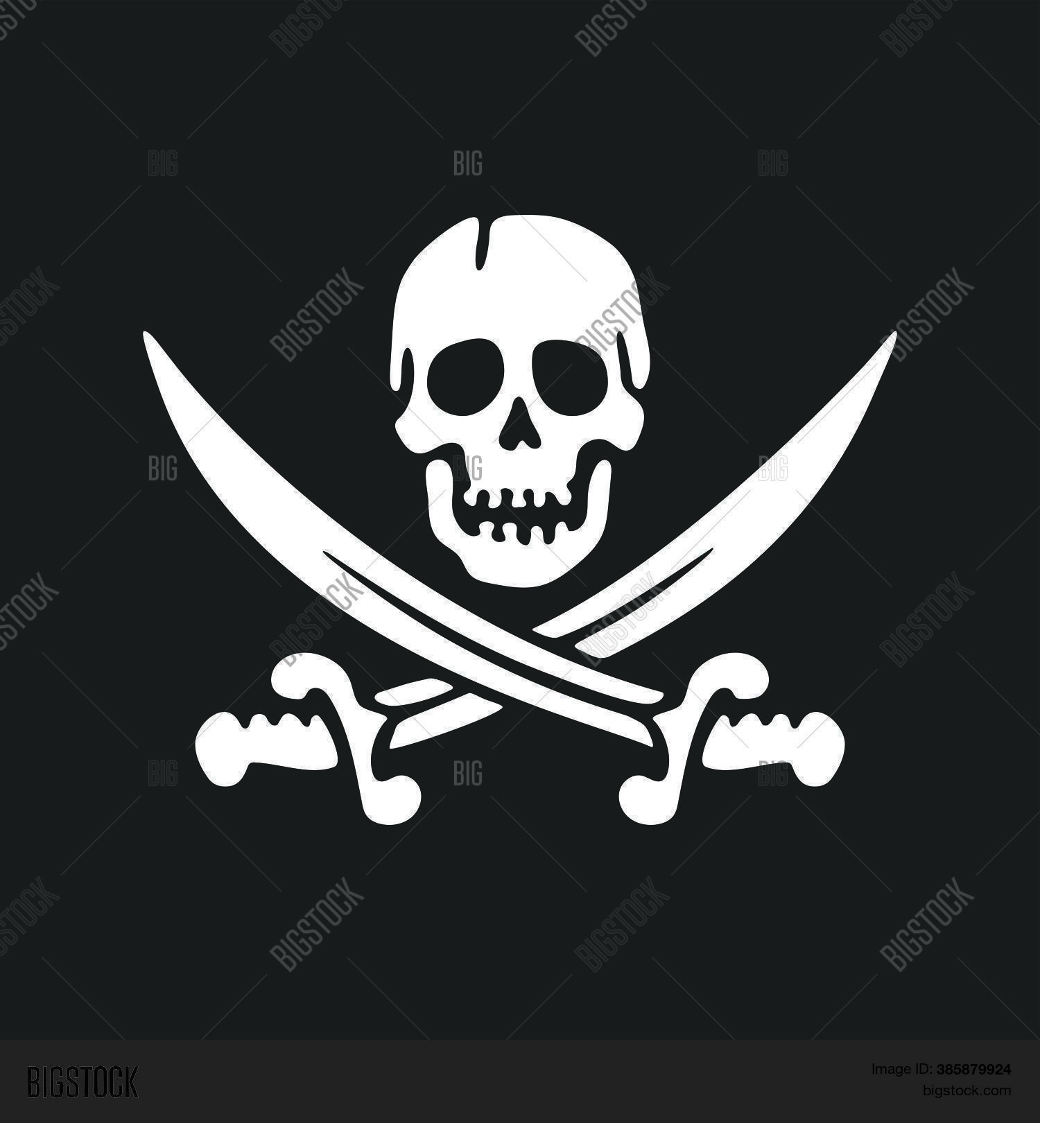 Jolly Roger Emblem. Vector & Photo (Free Trial) | Bigstock