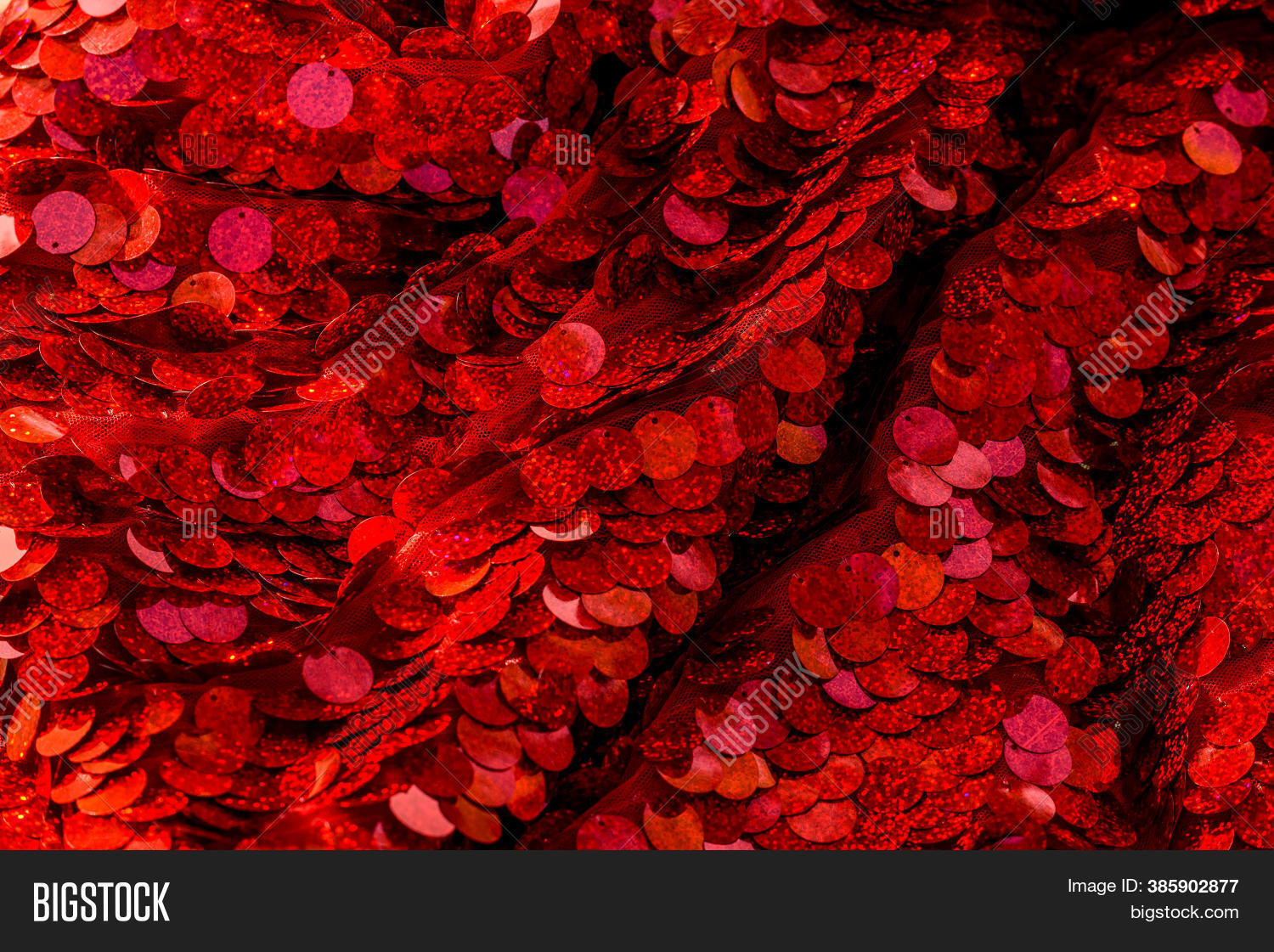 Red Sequins Pattern. Image & Photo (Free Trial) | Bigstock
