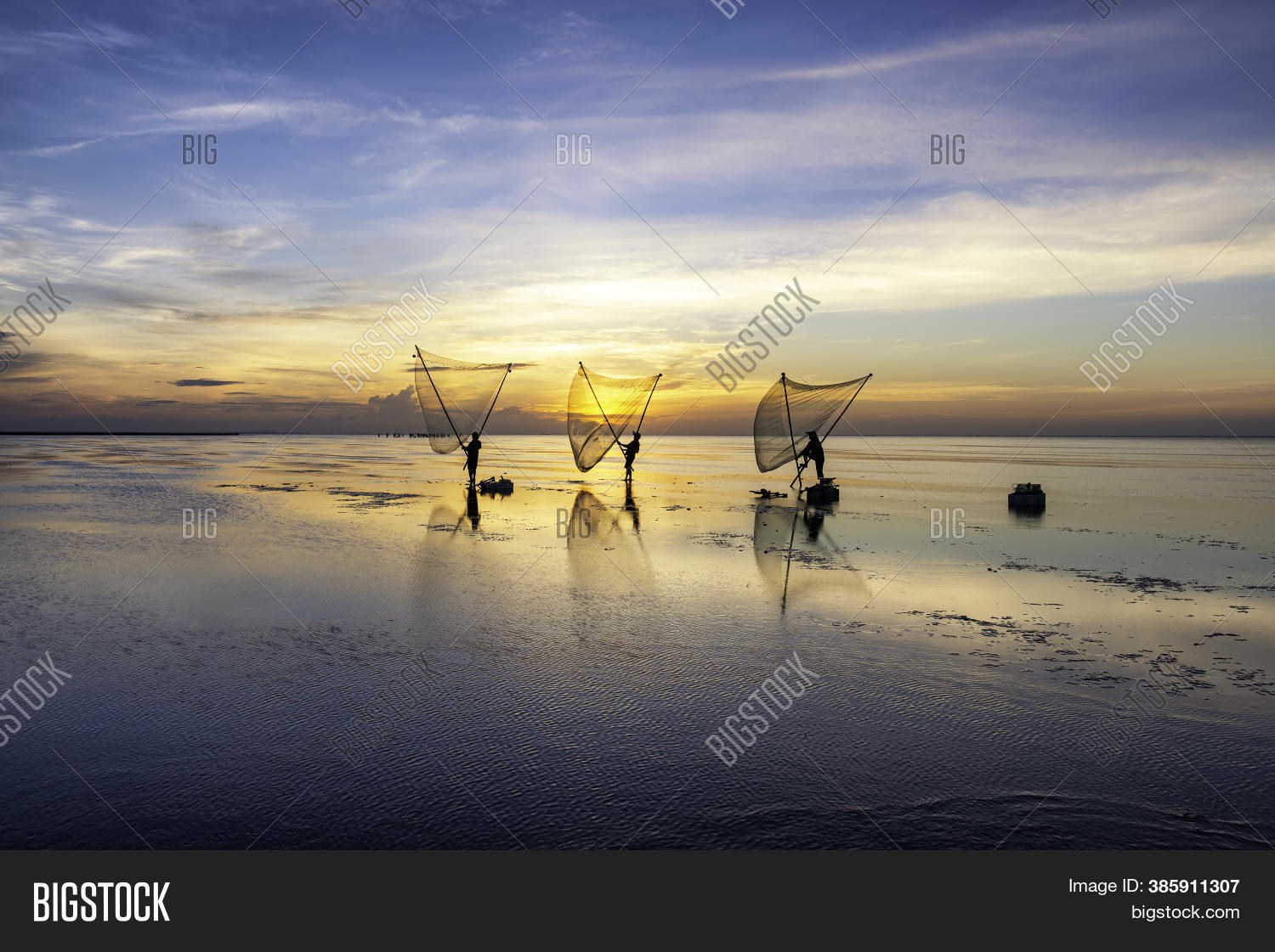 Shadow Fishermen Early Image & Photo (Free Trial) | Bigstock
