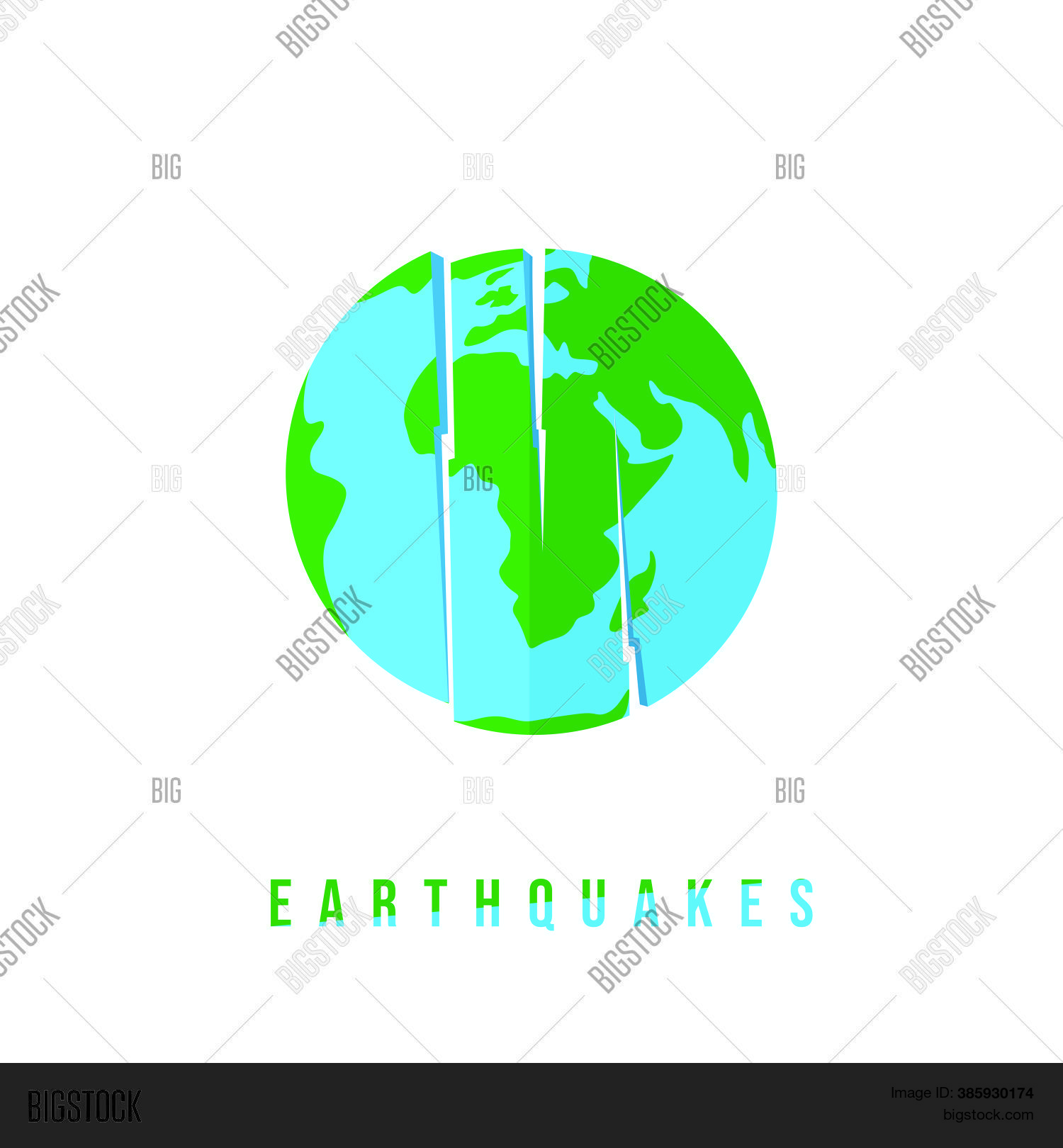 Earthquake Design Vector & Photo (Free Trial) | Bigstock