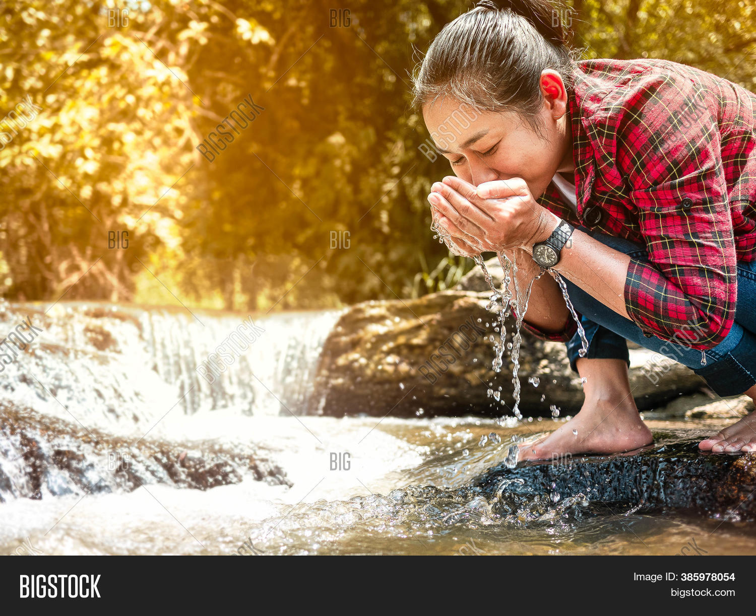 Woman Catches Running Image & Photo (Free Trial) | Bigstock