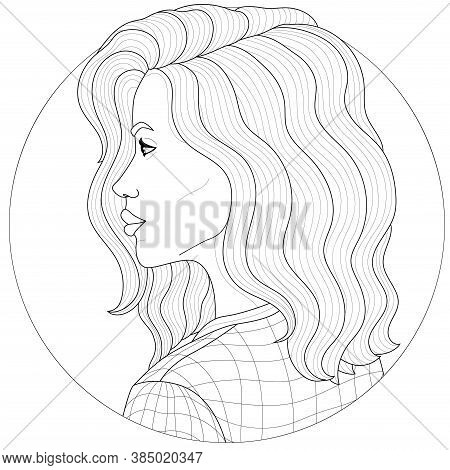 Girl Profile. Vector & Photo (Free Trial) | Bigstock