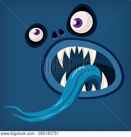 Horror Monster Open Vector & Photo (Free Trial) | Bigstock