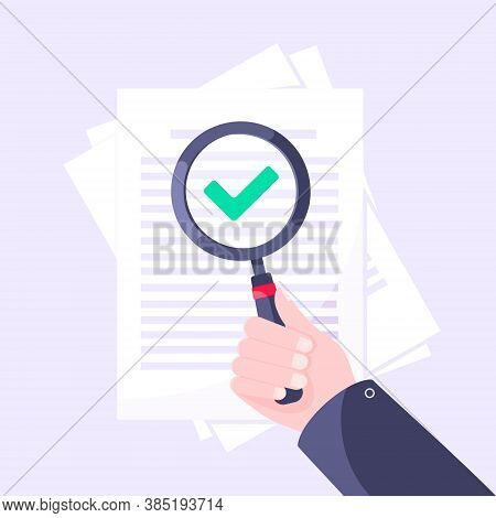 Document Verification Vector & Photo (Free Trial) | Bigstock