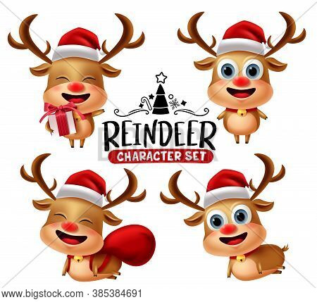 Reindeer Characters Vector & Photo (Free Trial) | Bigstock