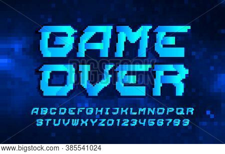 Game Over Alphabet Vector & Photo (Free Trial) | Bigstock