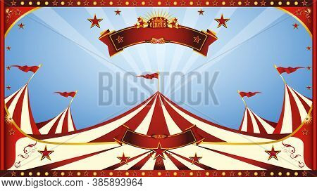 Circus Background Vector & Photo (Free Trial) | Bigstock