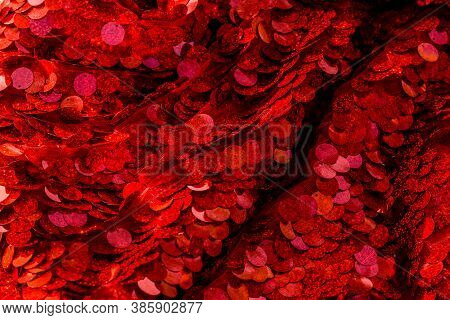 Red Sequins Pattern. Image & Photo (Free Trial) | Bigstock