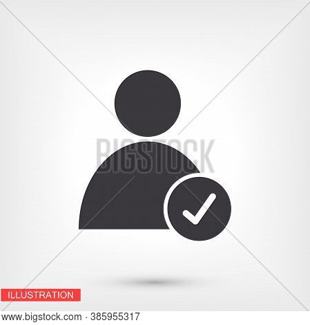 Men Check Mark Vector Vector & Photo (Free Trial) | Bigstock