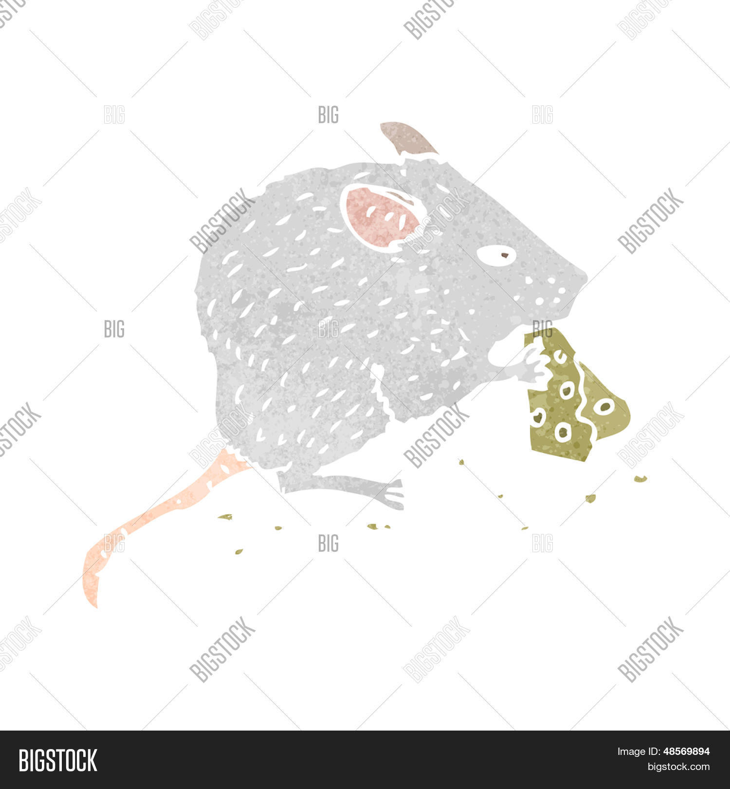 Retro Cartoon Mouse Vector & Photo (Free Trial) | Bigstock