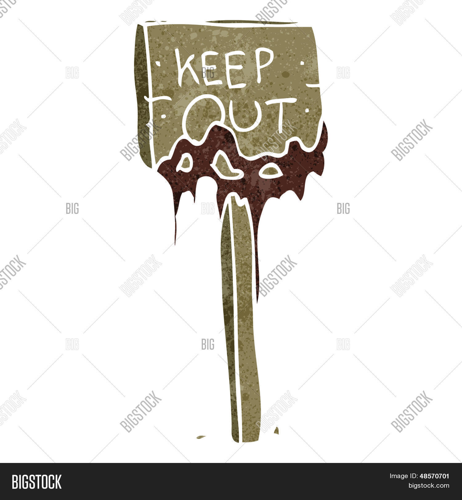 Retro Cartoon Keep Vector & Photo (Free Trial) | Bigstock