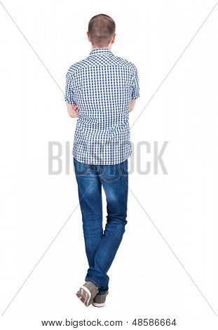 Back View Handsome Man Image & Photo (Free Trial) | Bigstock