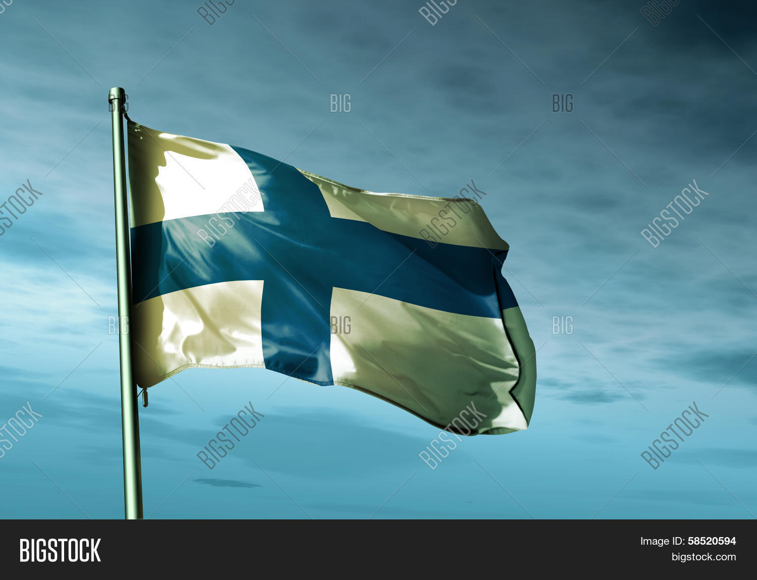 Finland Flag Waving Image & Photo (Free Trial) | Bigstock