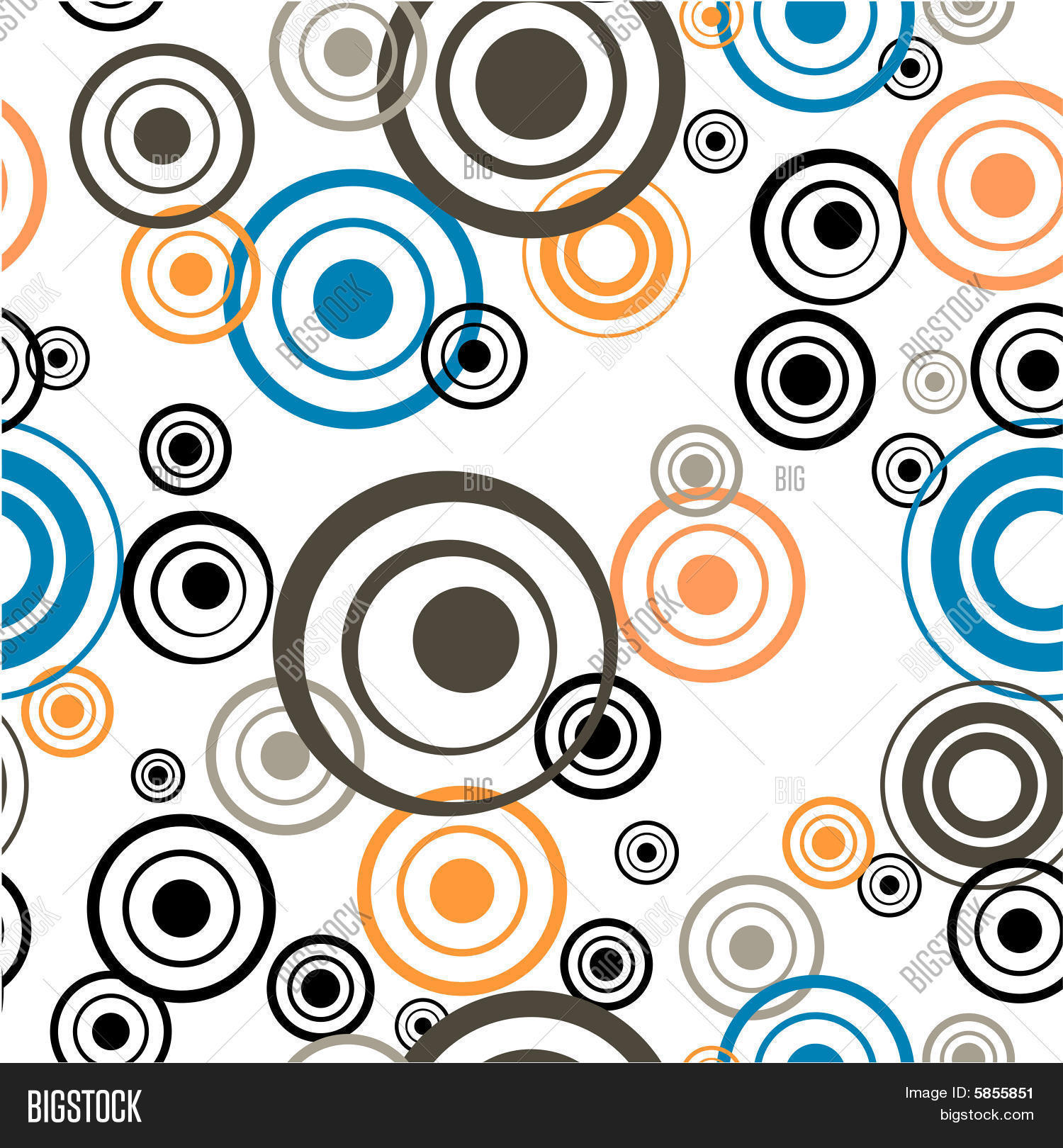Retro Circle Pattern Vector & Photo (Free Trial) | Bigstock