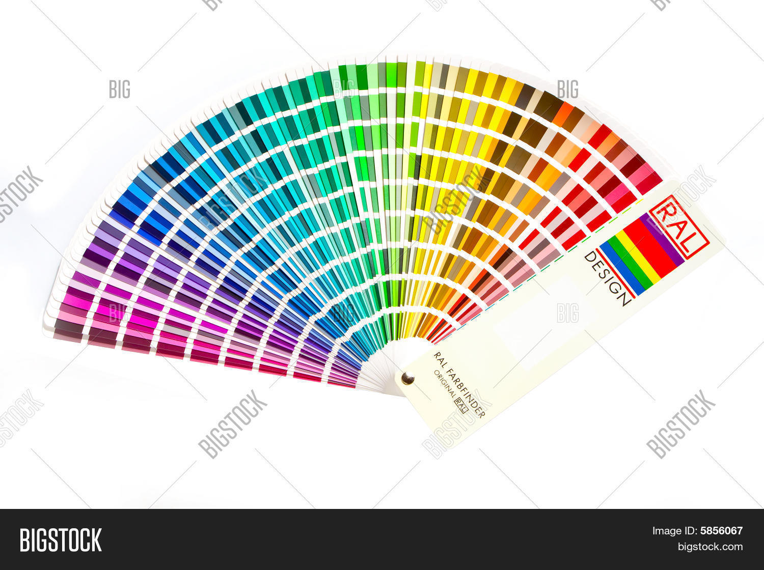Ral Color Fan Isolated Image & Photo (Free Trial) | Bigstock