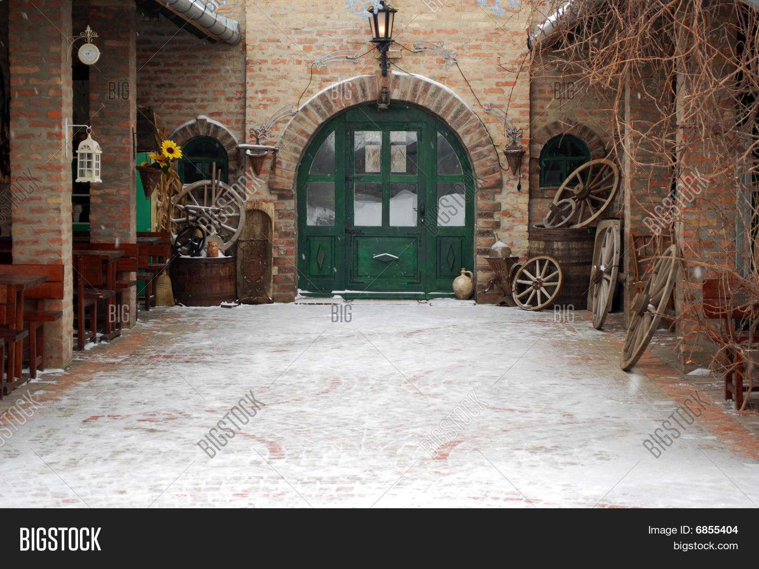 Old Farm Yard Image & Photo (Free Trial) | Bigstock