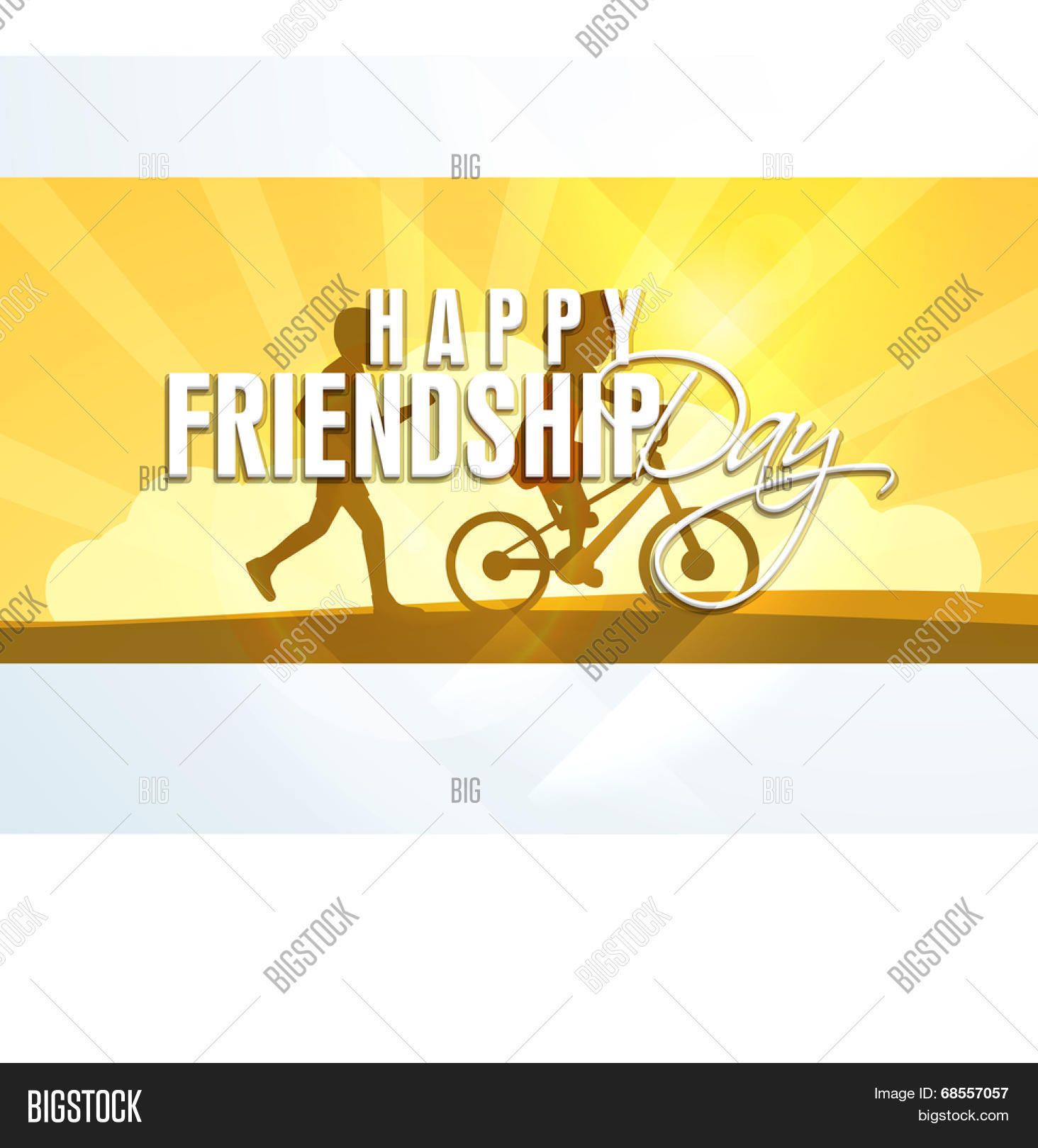 Happy Friendship Day Vector & Photo (Free Trial) | Bigstock