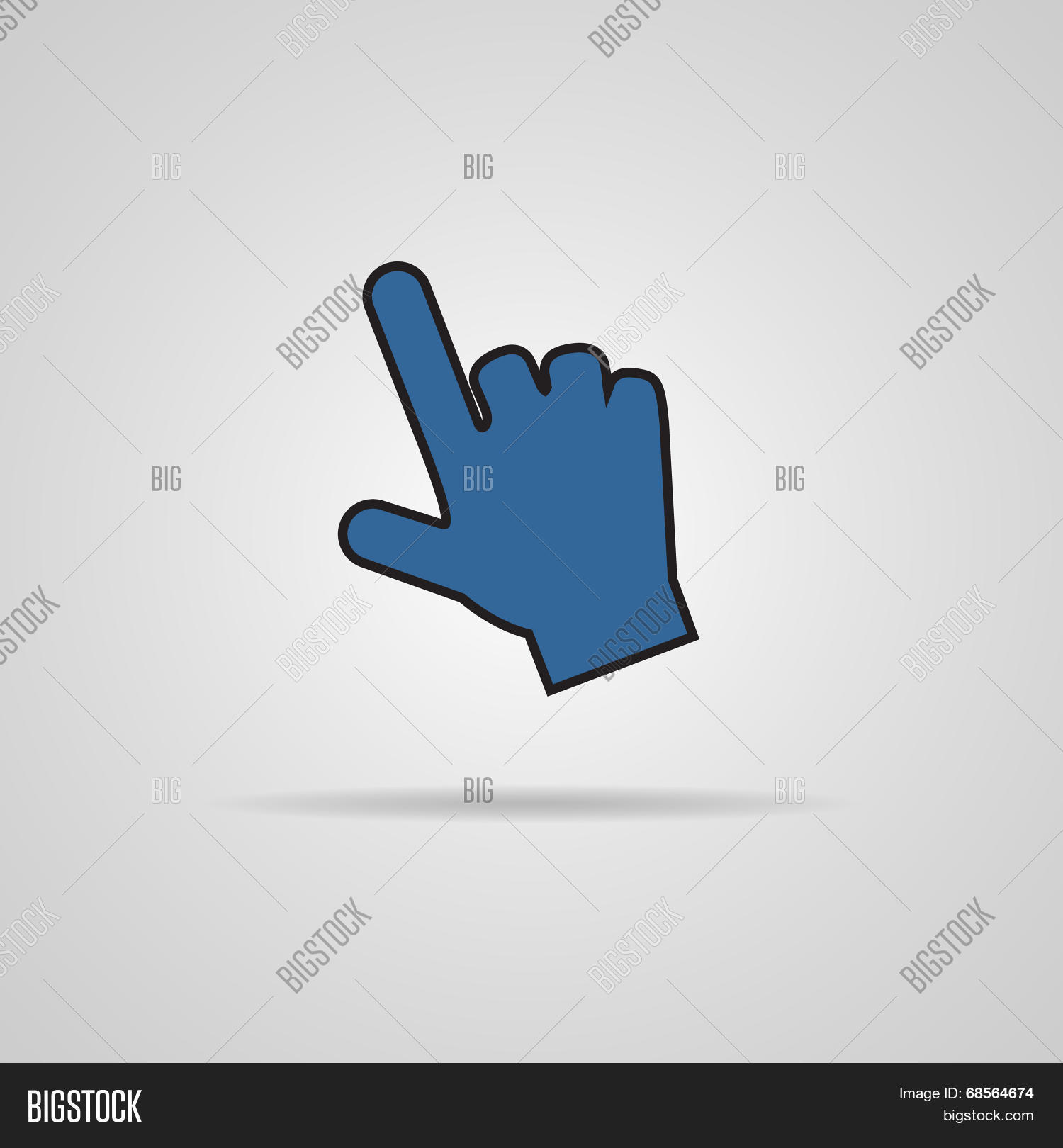 Hand Cursors - Arrow Vector & Photo (Free Trial) | Bigstock