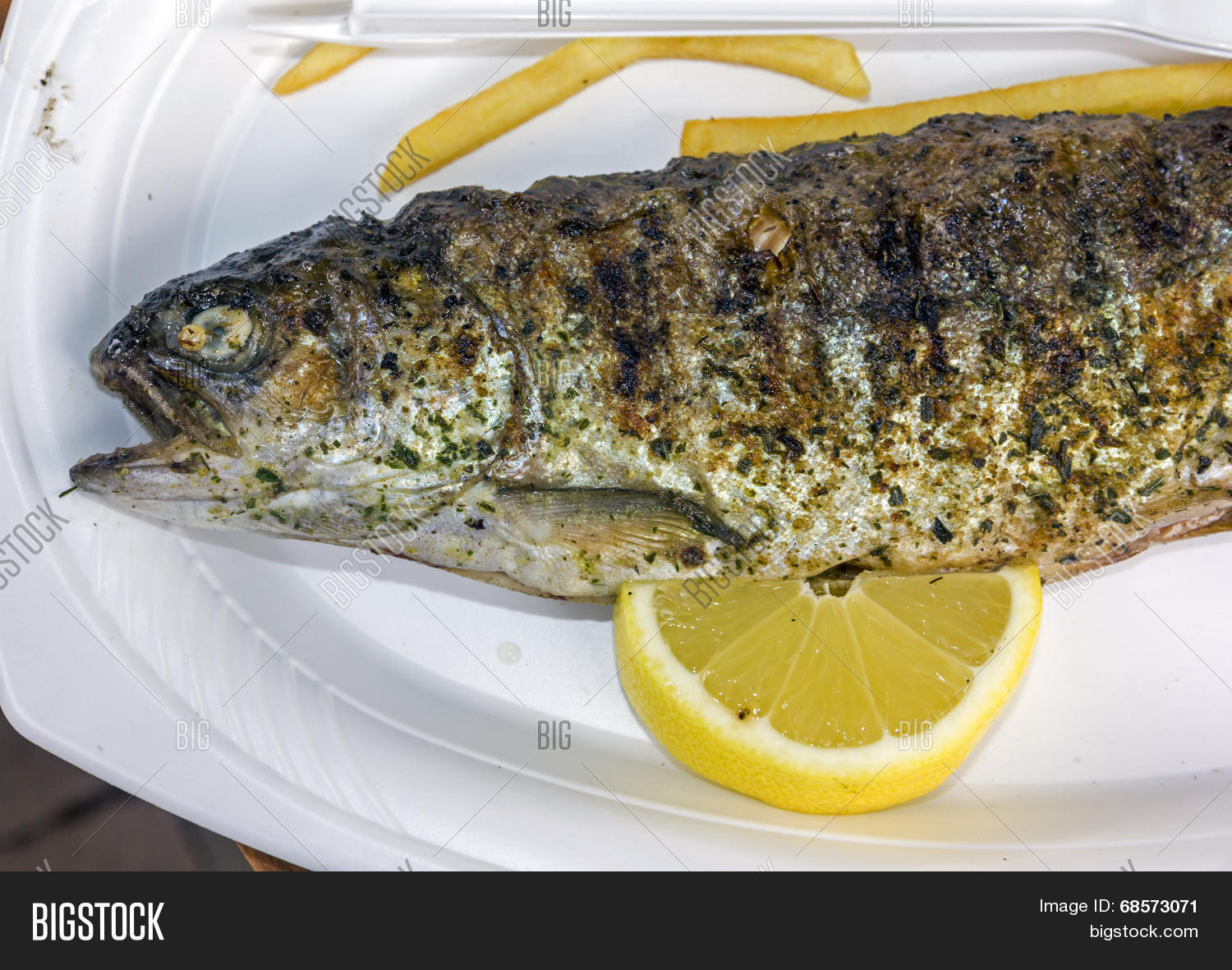Grilled Fish Slice Image & Photo (Free Trial) | Bigstock