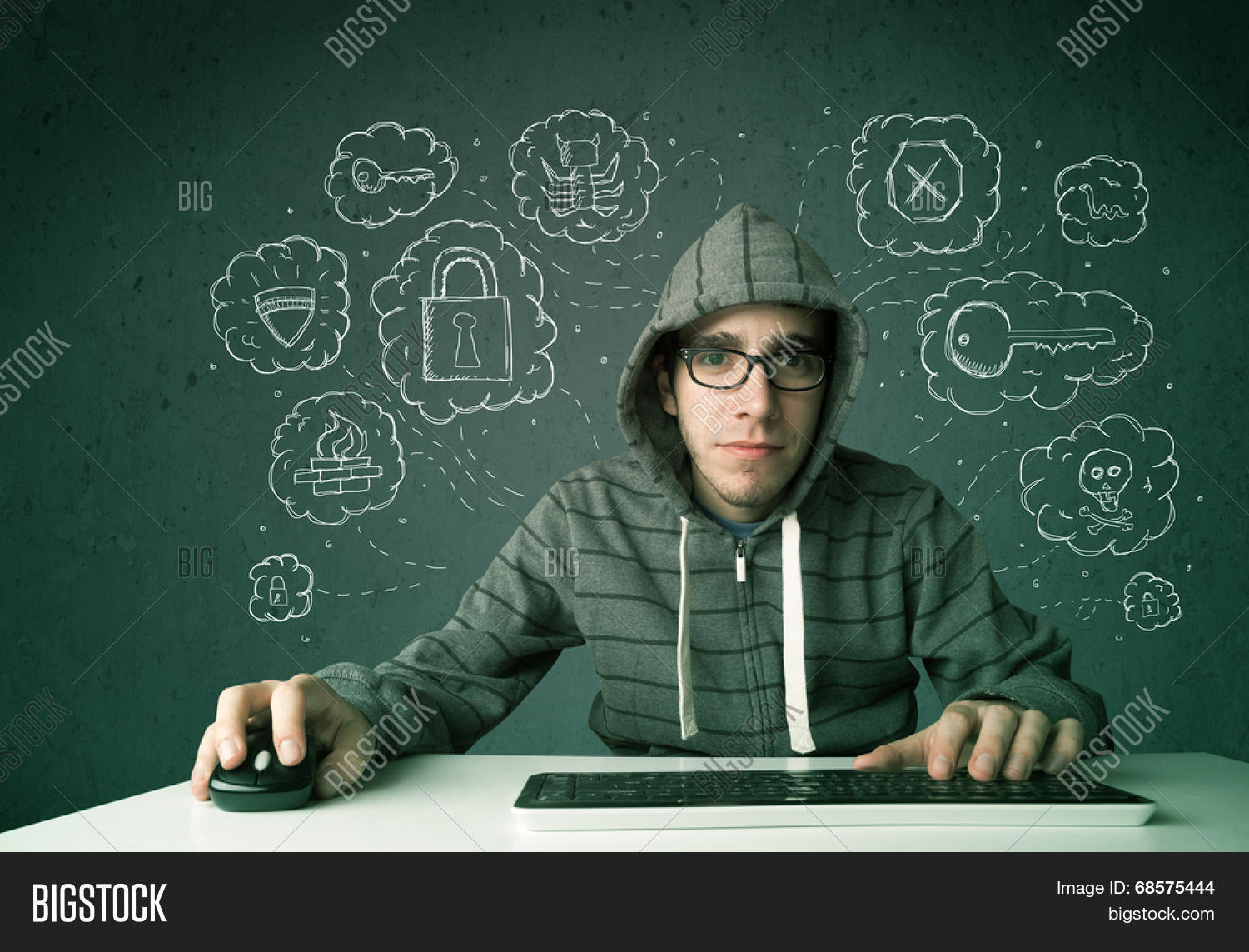 Young Nerd Hacker Image & Photo (Free Trial) | Bigstock
