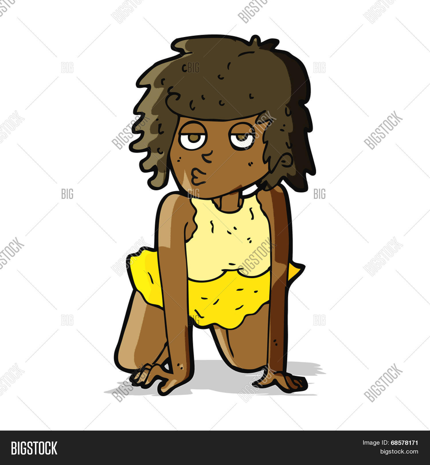 Cartoon Woman Doing Image & Photo (Free Trial) | Bigstock