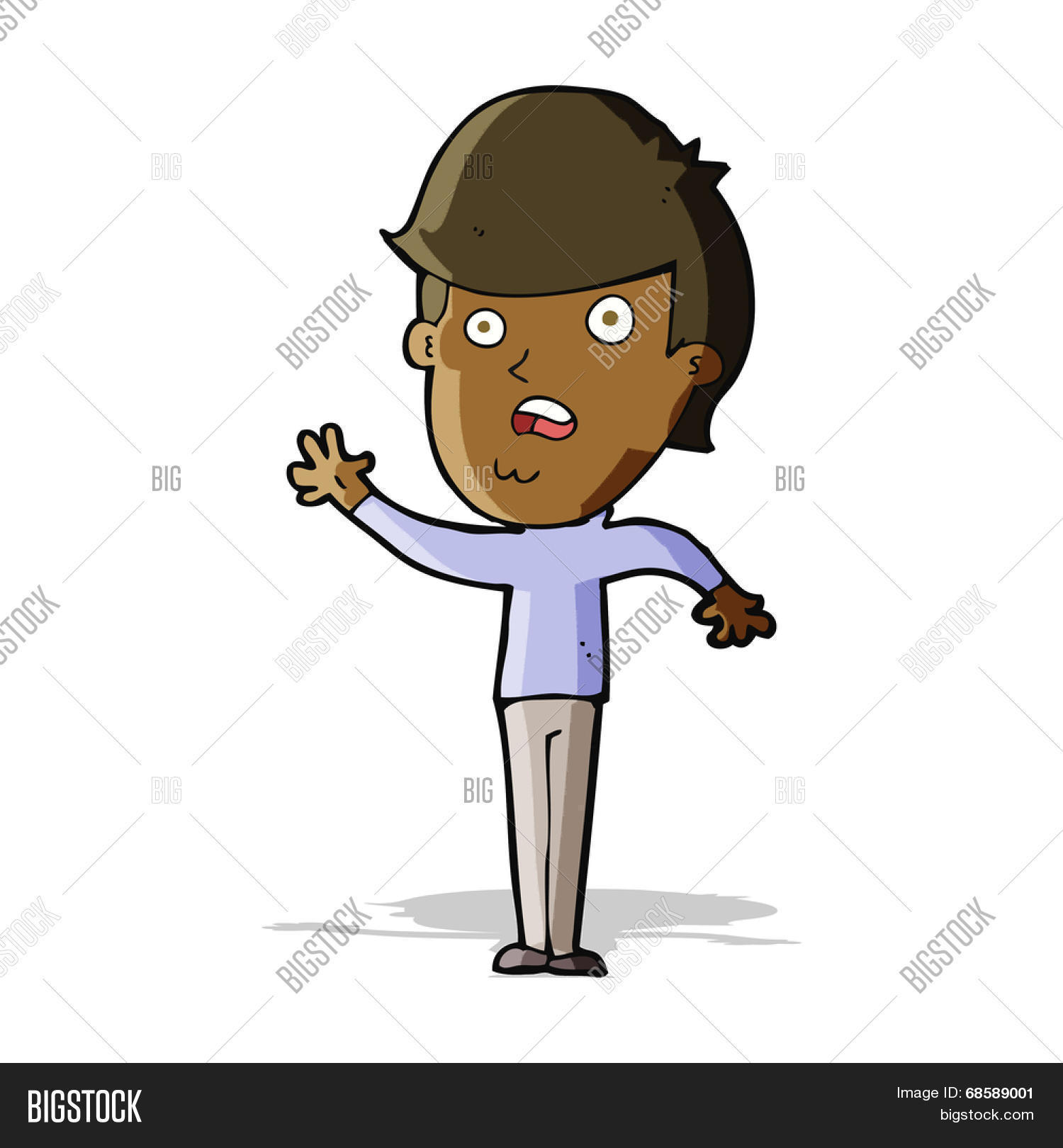 Cartoon Unhappy Boy Image & Photo (Free Trial) | Bigstock