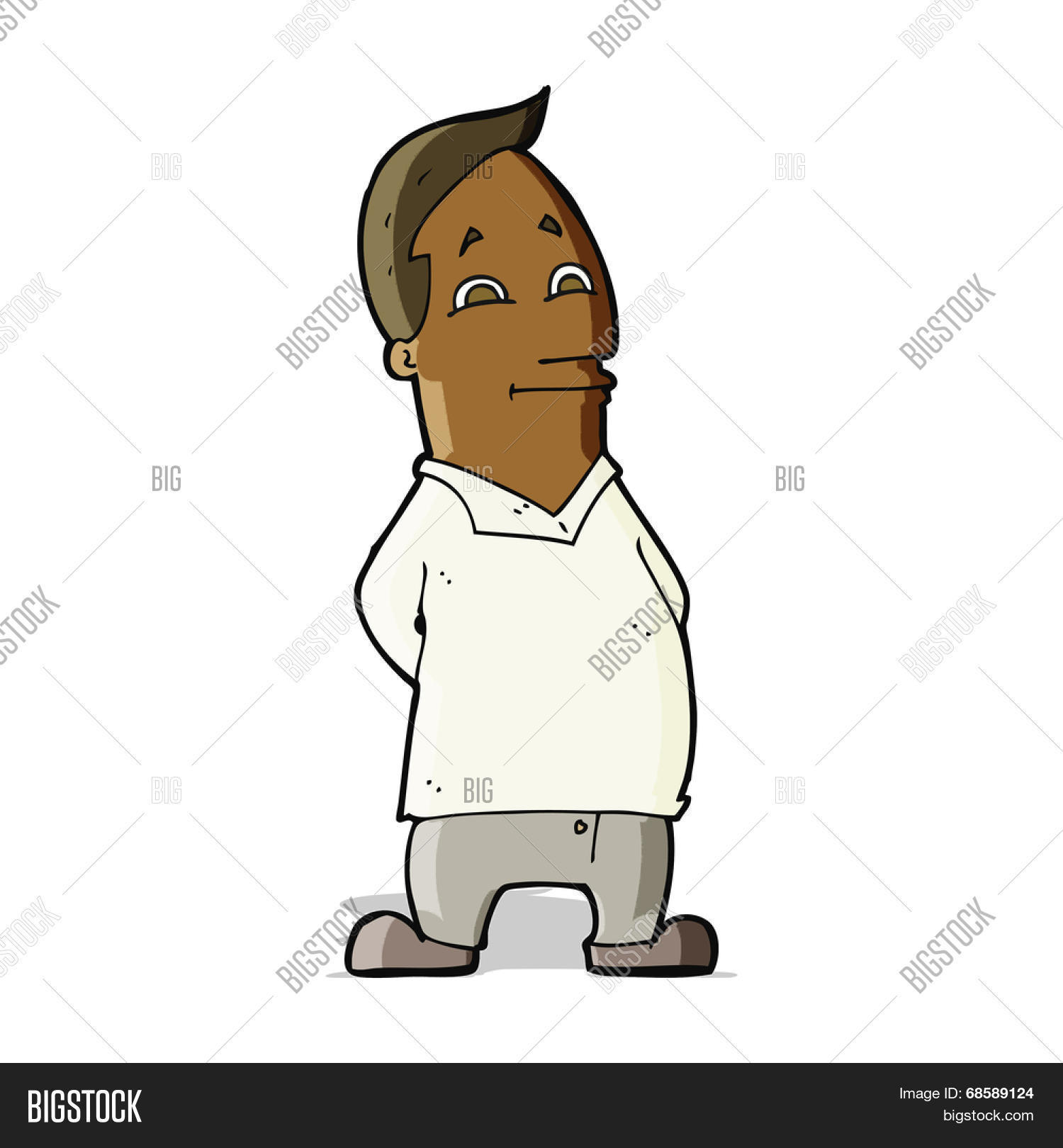 Cartoon Friendly Man Image & Photo (Free Trial) | Bigstock