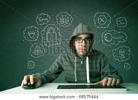 Young Nerd Hacker Image & Photo (Free Trial) | Bigstock