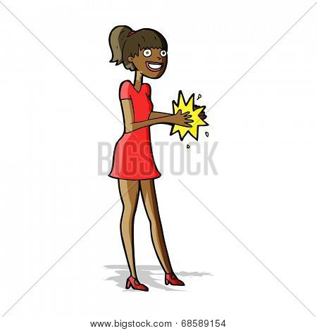 Cartoon Woman Clapping Image & Photo (Free Trial) | Bigstock
