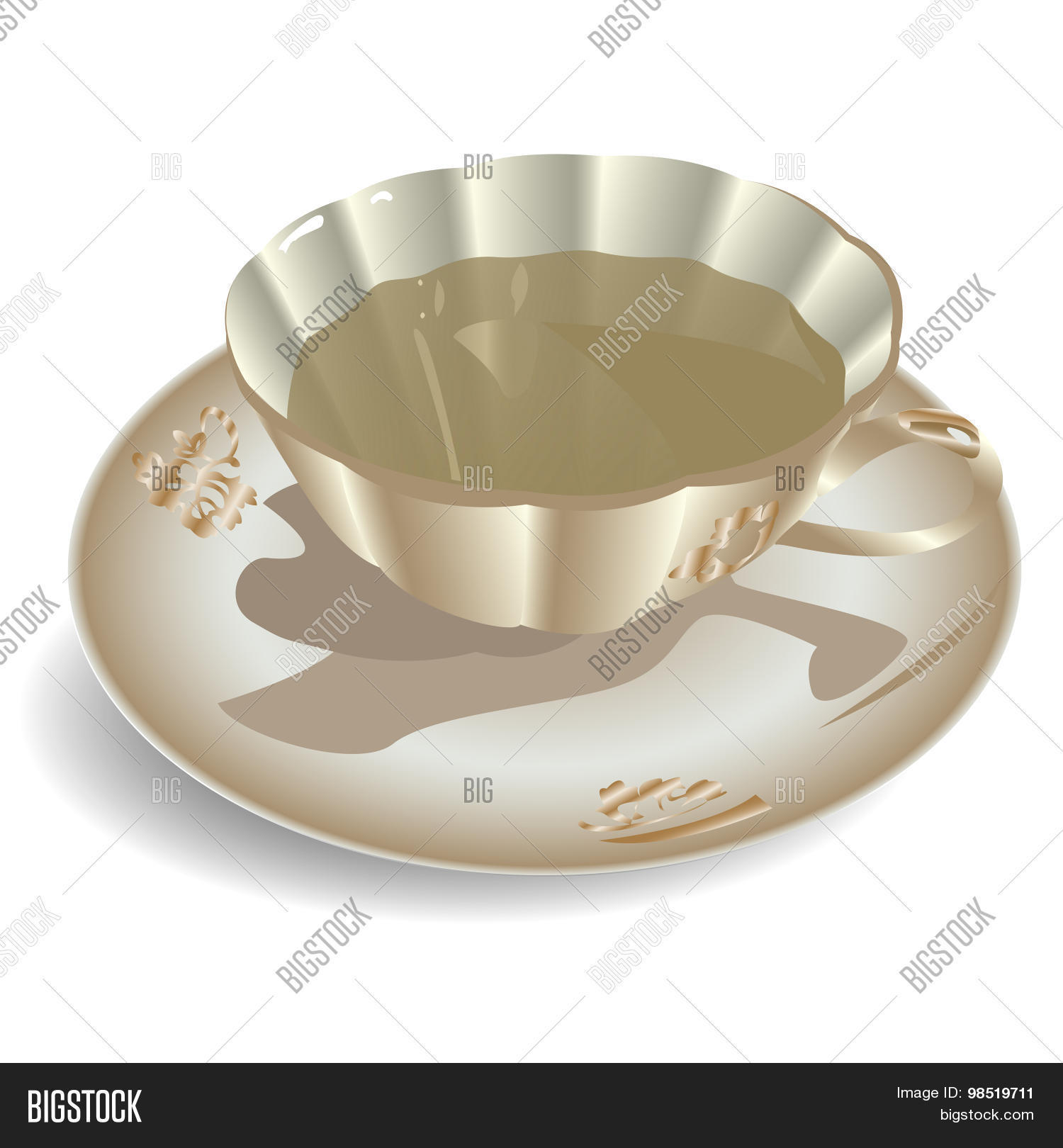 Cup Tea 矢量图和照片（免费试用） | Bigstock