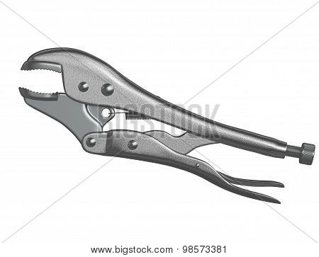Vice Grips On White Image & Photo (Free Trial) | Bigstock