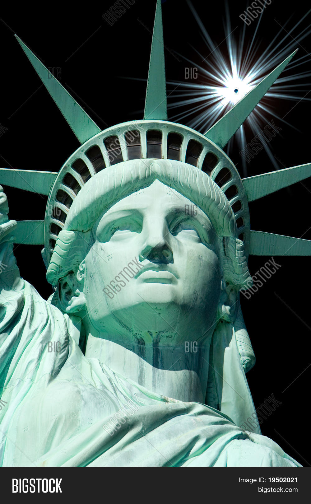 Staring Statue Liberty Image & Photo (Free Trial) | Bigstock