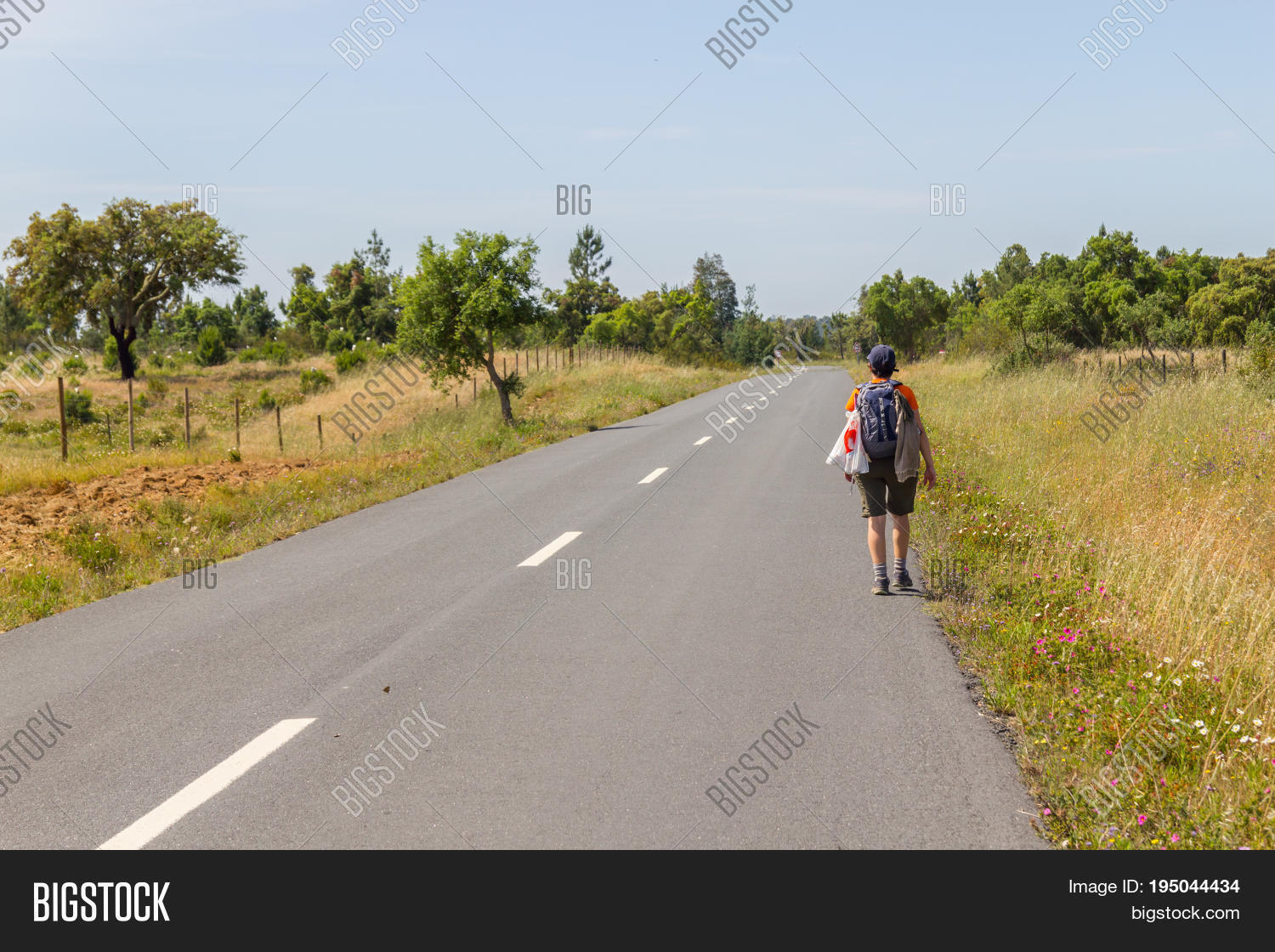 Girl Hiking Road Cork Image & Photo (Free Trial) | Bigstock