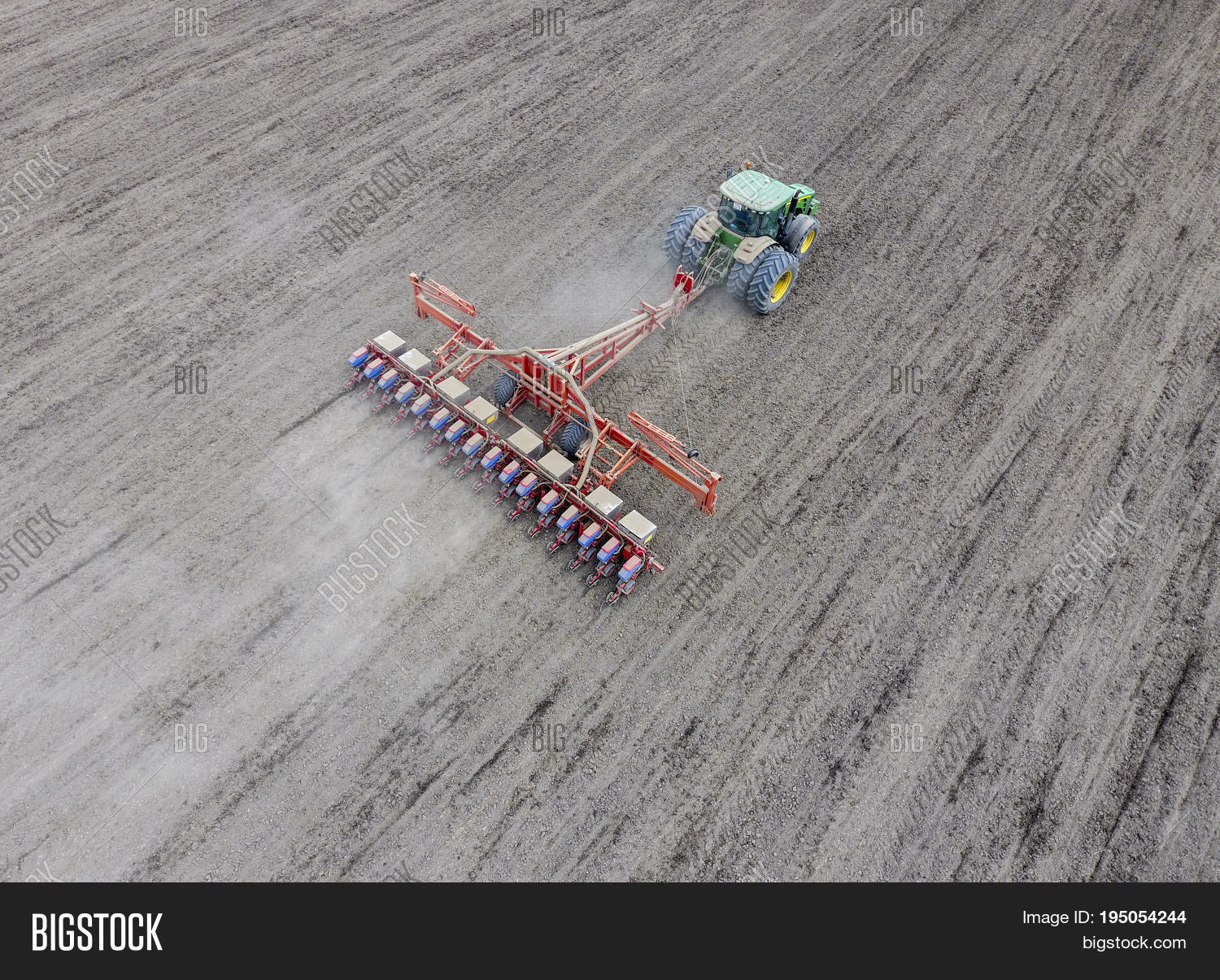 Sowing Corn. Tractor Image & Photo (Free Trial) | Bigstock