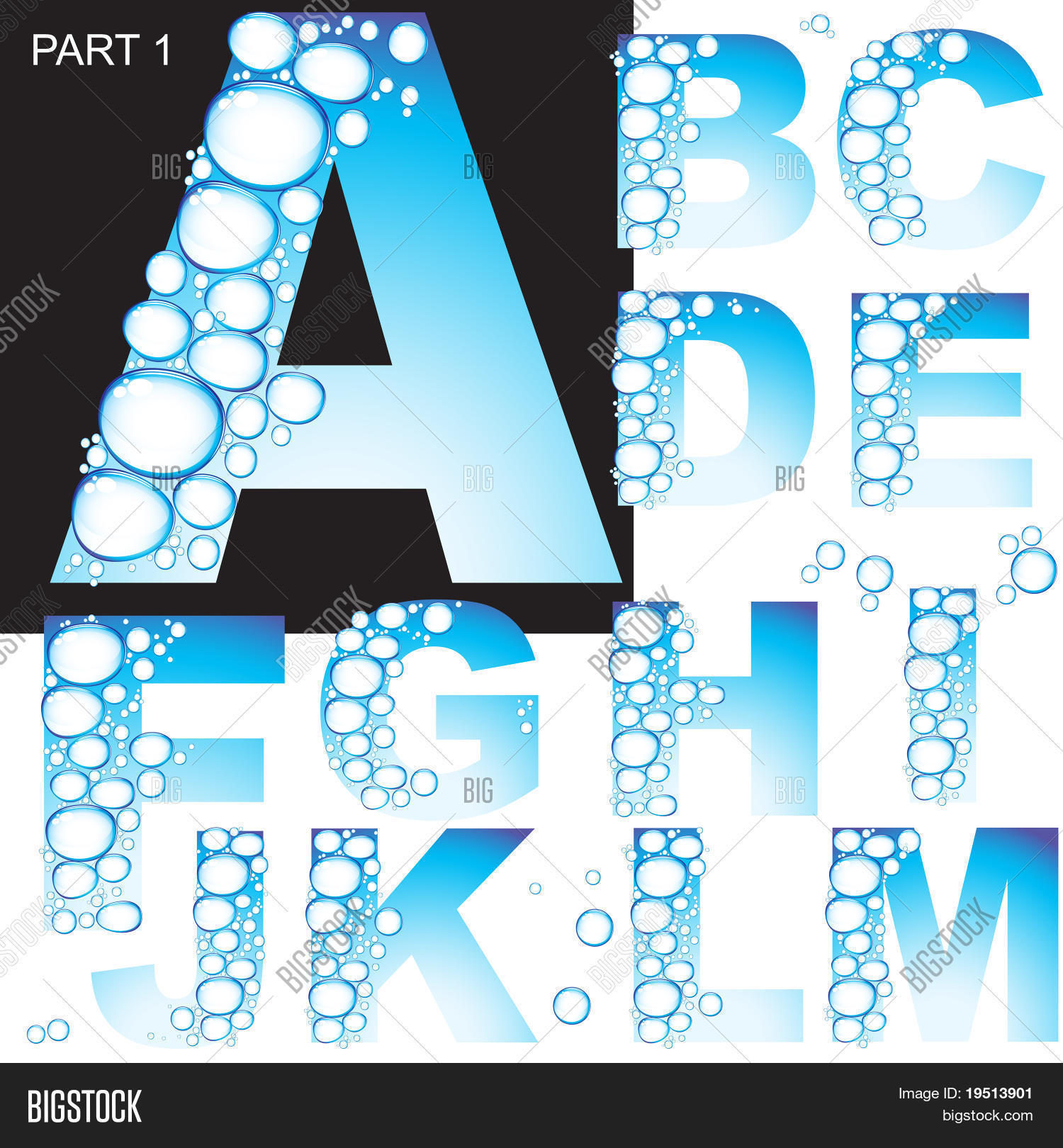 Letter Water Alphabet Image & Photo (Free Trial) | Bigstock