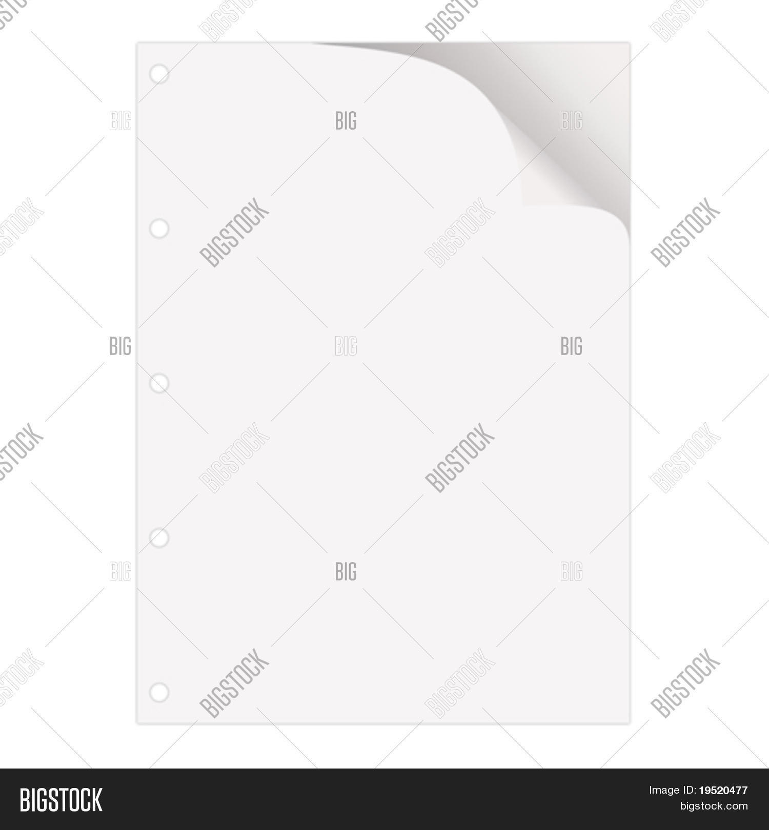 Empty White Book Page Vector & Photo (Free Trial) | Bigstock