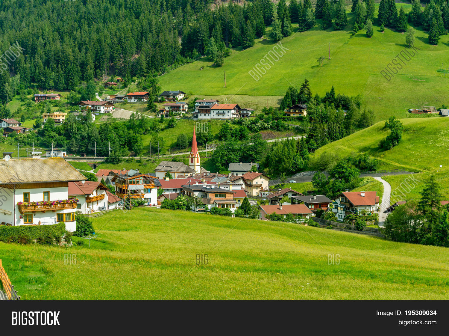 Tyrol Village Austria Image & Photo (Free Trial) | Bigstock