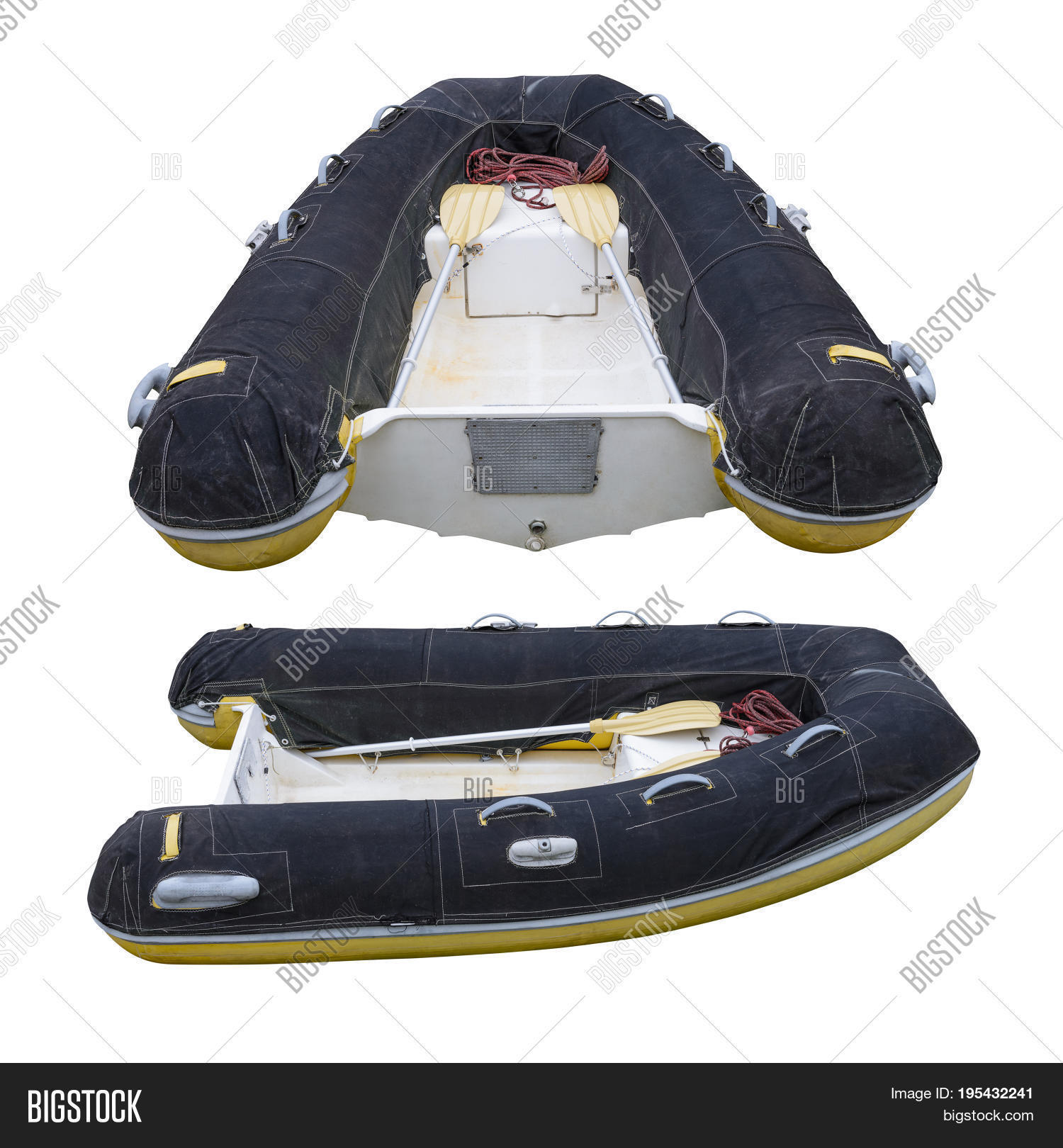 Inflatable Rubber Boat Image & Photo (Free Trial) | Bigstock